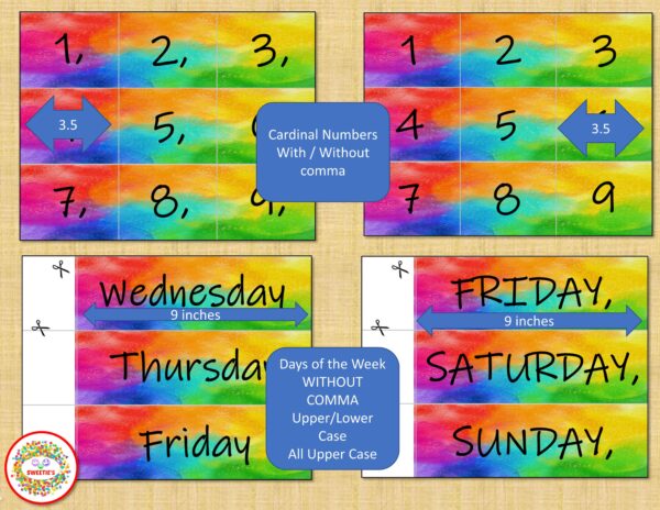 Daily Flip Calendar Cards 2022 to 2051 Watercolors | Made By Teachers