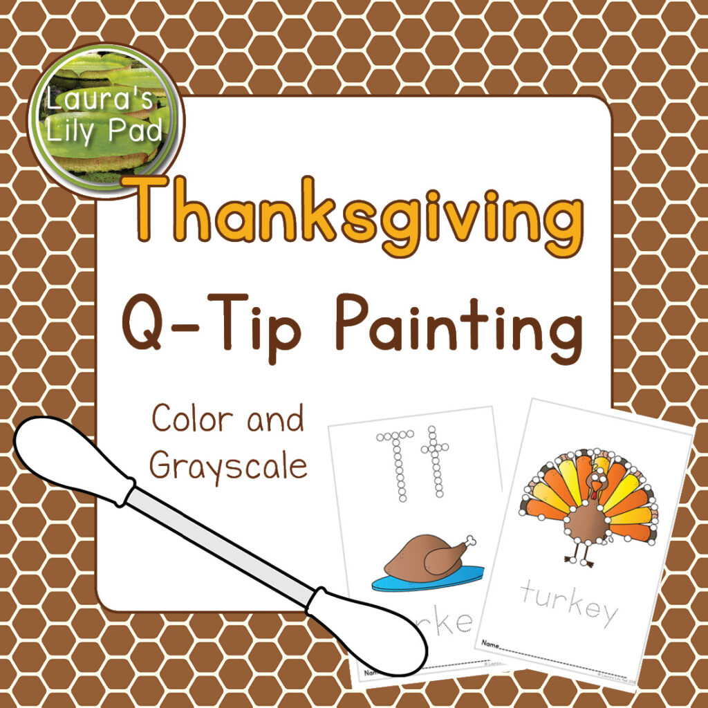 Thanksgiving Q-tip Painting - Made By Teachers