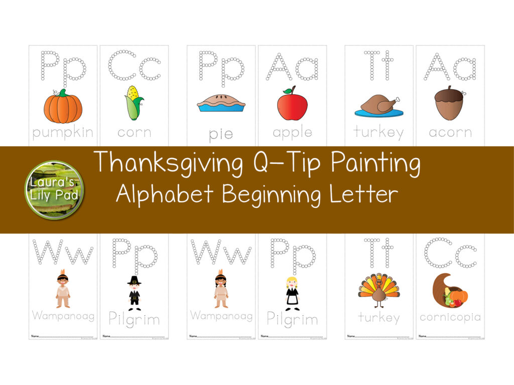 Thanksgiving Q-tip Painting | Made By Teachers