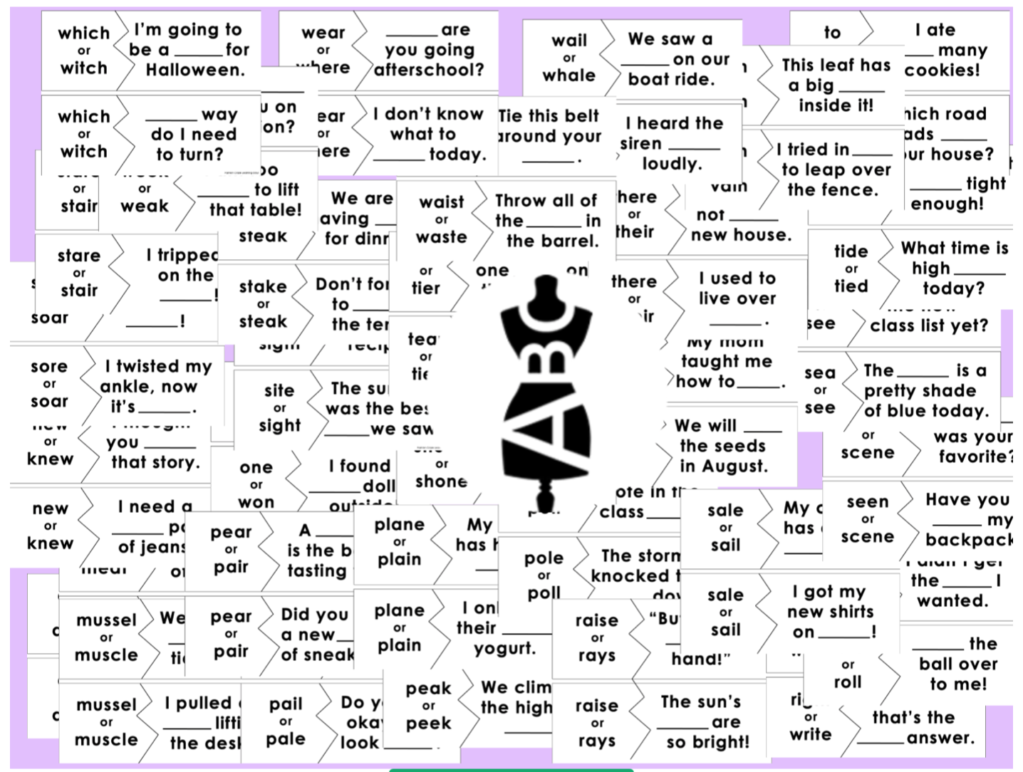 Homophones Puzzles and Dictionary - Made By Teachers