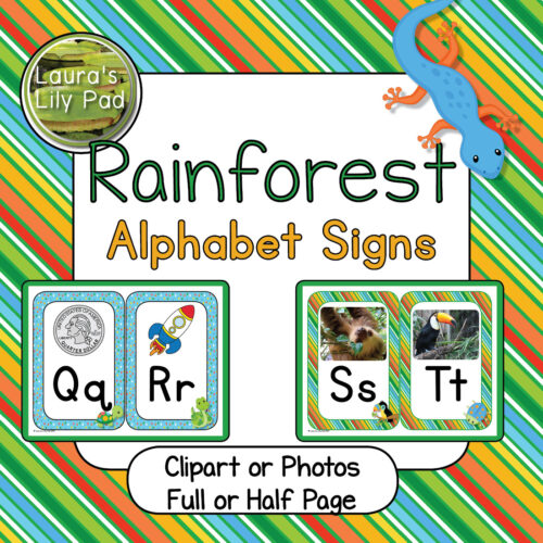 Rainforest Theme Editable Labels | Made By Teachers