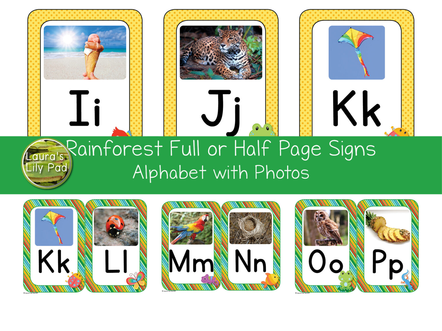 Rainforest Alphabet Signs | Made By Teachers