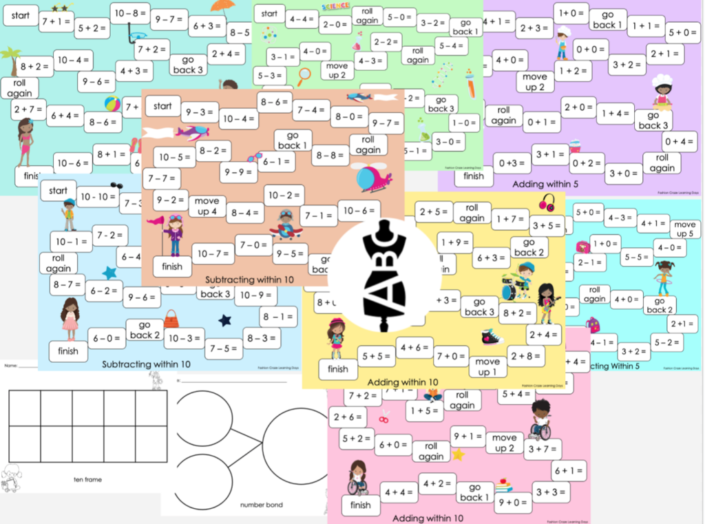 Addition and Subtraction Games - Made By Teachers