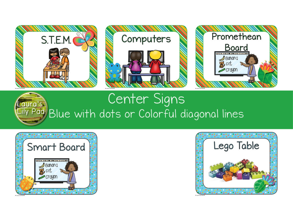 Rainforest Center Signs - Made By Teachers