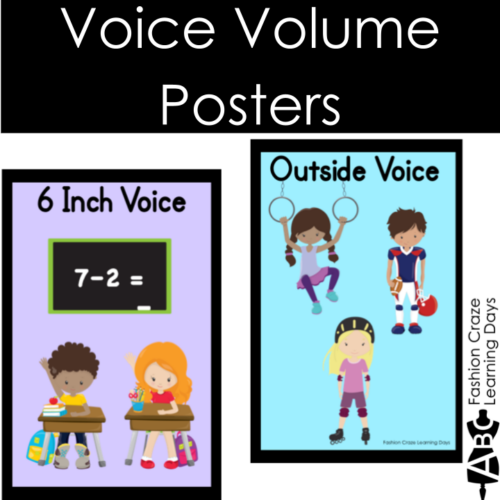 Voice Volume Posters - Made By Teachers