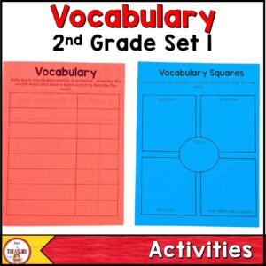 Benchmark Advance Vocabulary Center Activities | Second Grade Unit 1 ...