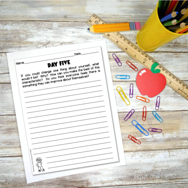 Creative Writing Prompts September | No Prep Printables | Prewriting ...