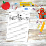 Creative Writing Prompts September | No Prep Printables | Prewriting ...