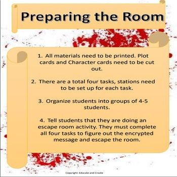 Macbeth Escape Room - Made By Teachers