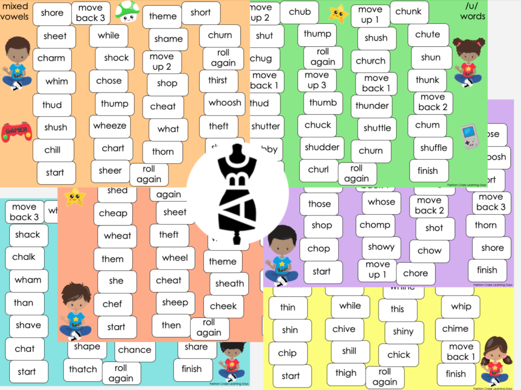 Digraph Games with Short Vowels, Long Vowels, R Controlled Vowels ...