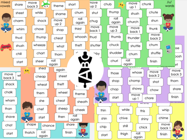 Digraph Games with Short Vowels, Long Vowels, R Controlled Vowels ...