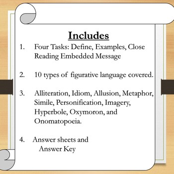 Figurative Language Escape Room - Made By Teachers