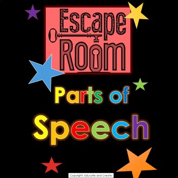 Parts of Speech Escape Room | Made By Teachers