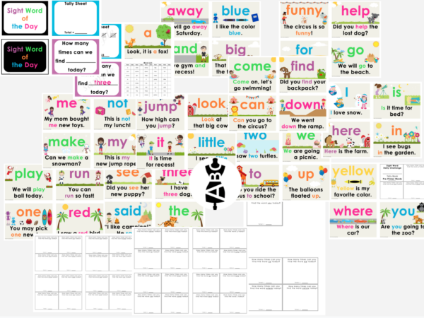 Pre-Primer Sight Word Posters - Made By Teachers