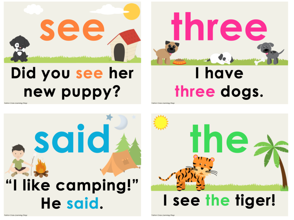 Pre-Primer Sight Word Posters - Made By Teachers