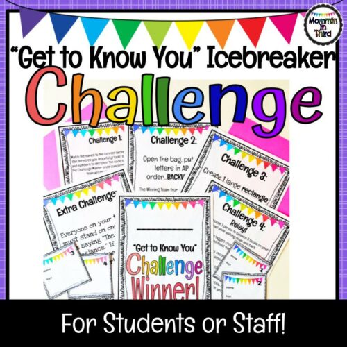 Back to School Team Building Ice Breaker Challenge Activity | Made By ...