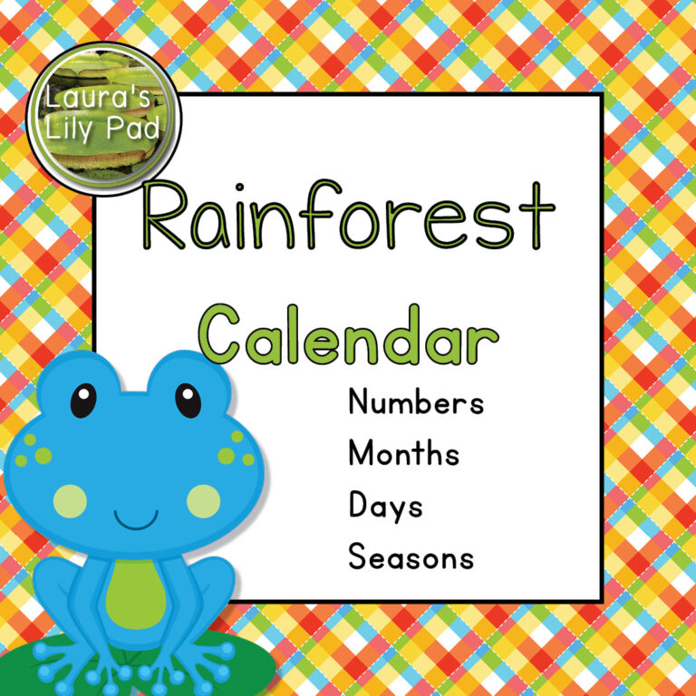 Forest Animals Theme Calendar Months of the Year | Made By Teachers