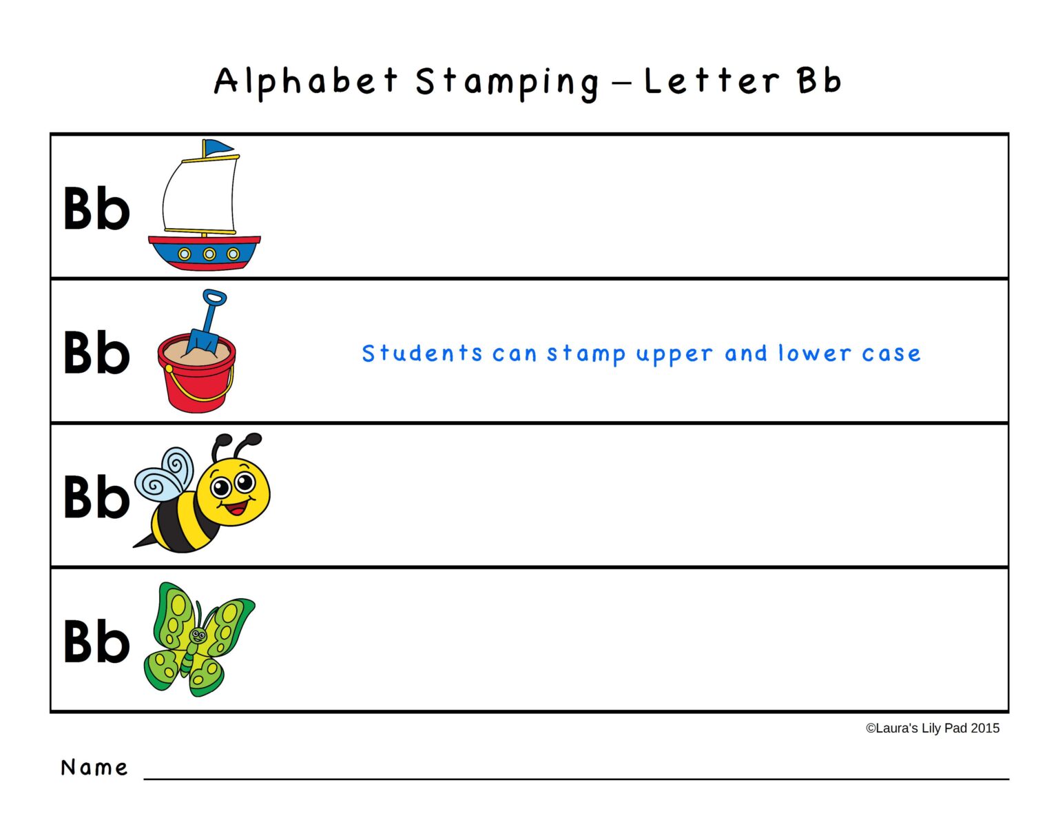 Alphabet Stamping Center - Made By Teachers