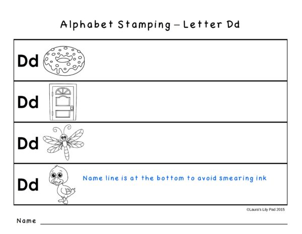 Alphabet Stamping Center - Made By Teachers