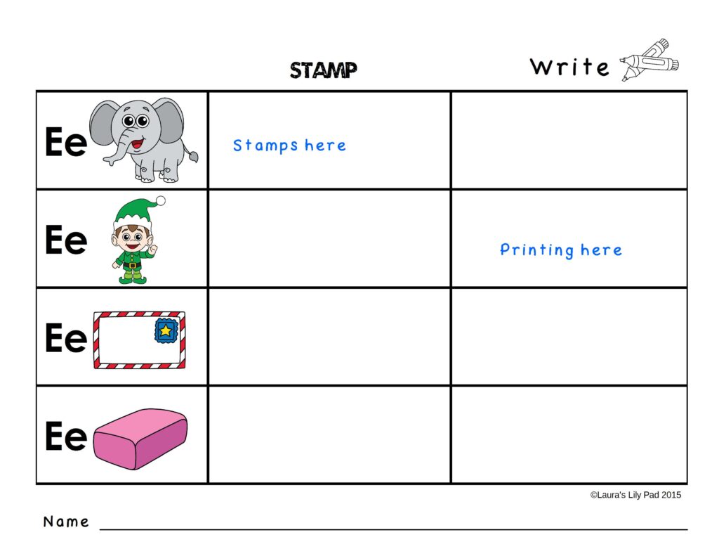 Alphabet Stamping Center - Made By Teachers
