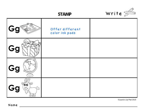 Alphabet Stamping Center - Made By Teachers