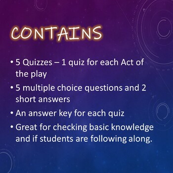 Macbeth Quizzes - Made By Teachers