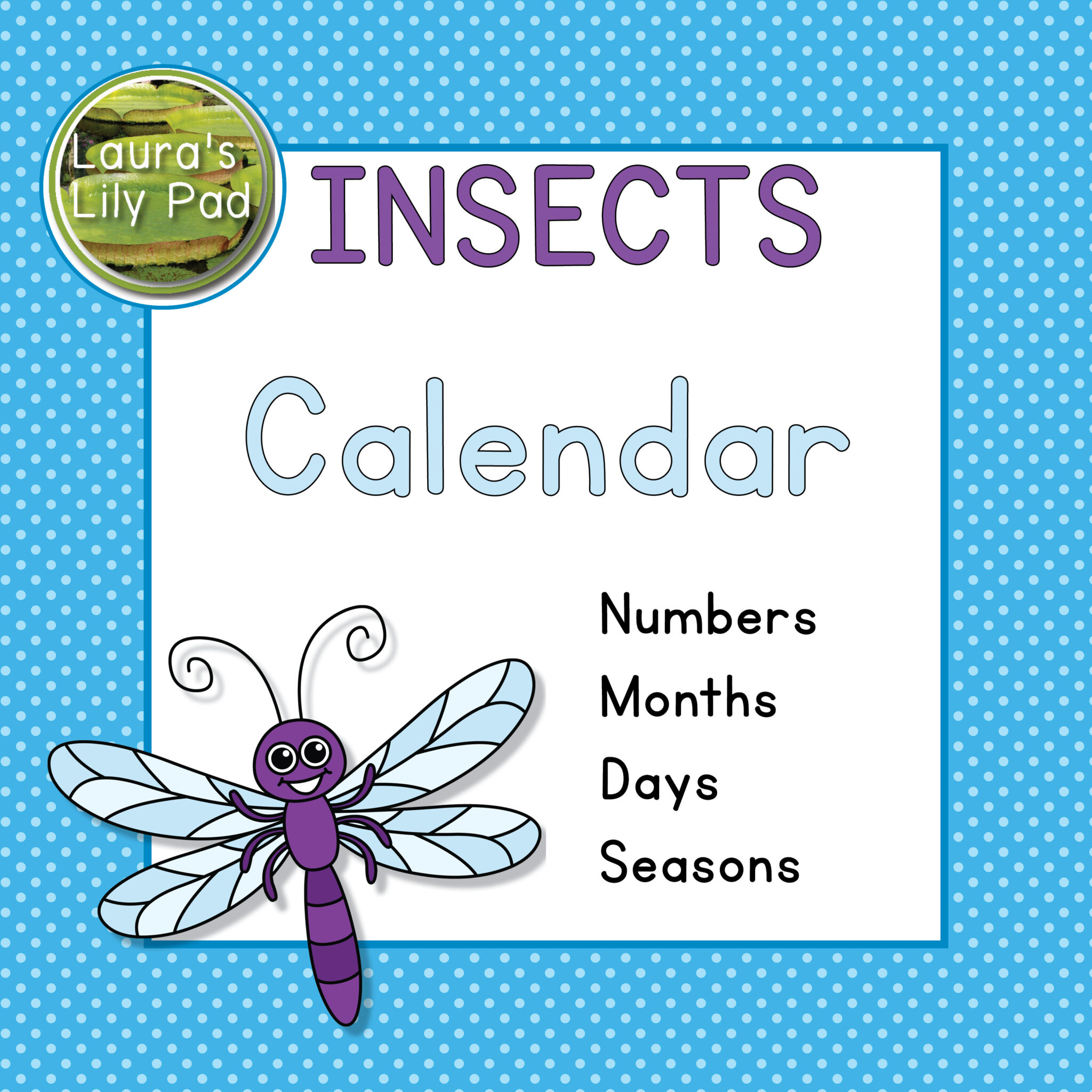 Calendar Number Cards Frog Pond Theme - Made By Teachers