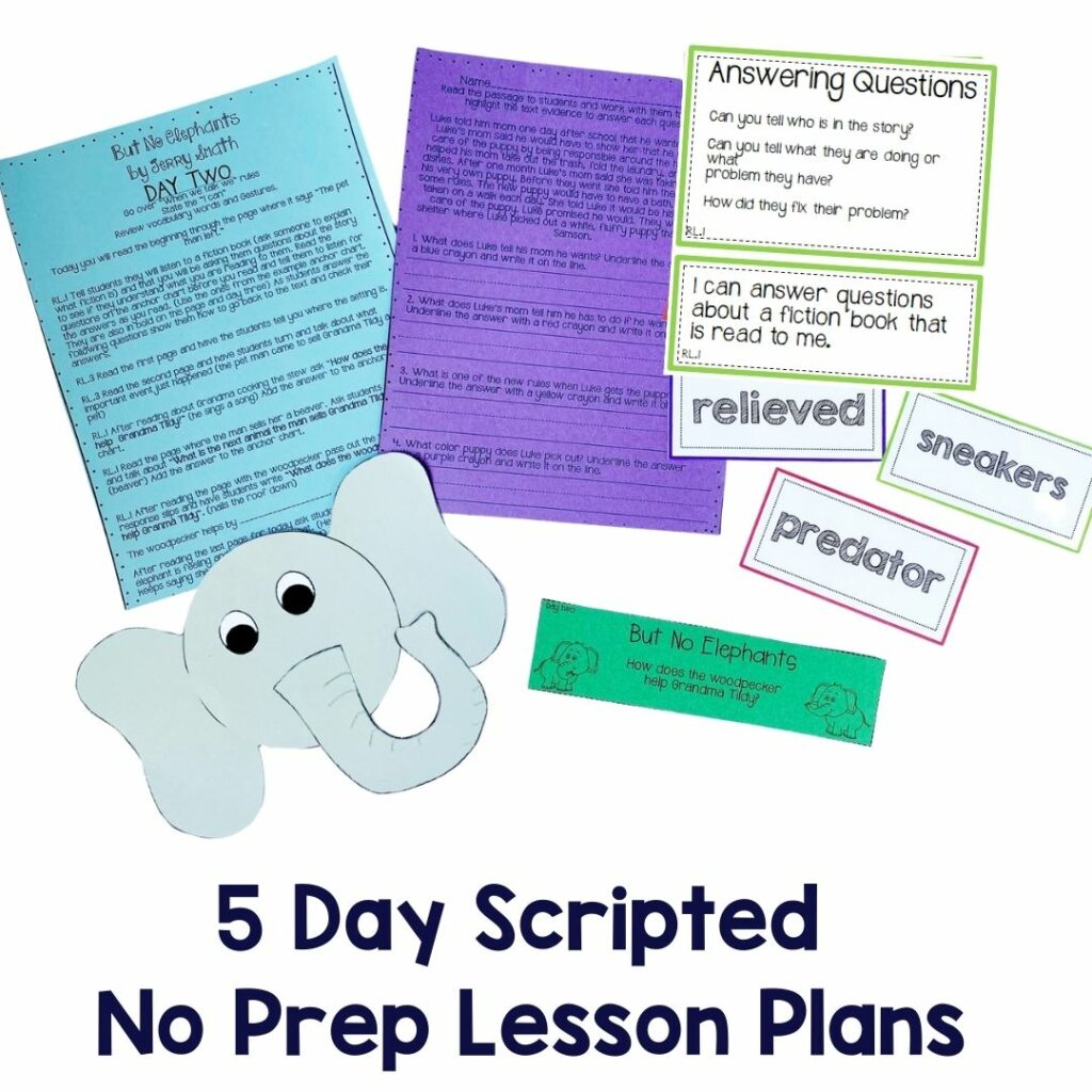 Interactive Read Aloud Lesson Plans for First August & September - Made ...