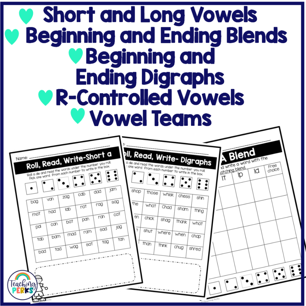 Phonics Dice Games - No Prep Phonics Activities | Made By Teachers