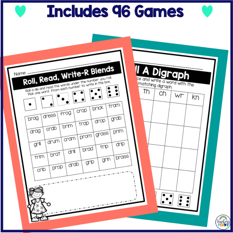 Phonics Dice Games - No Prep Phonics Activities | Made By Teachers