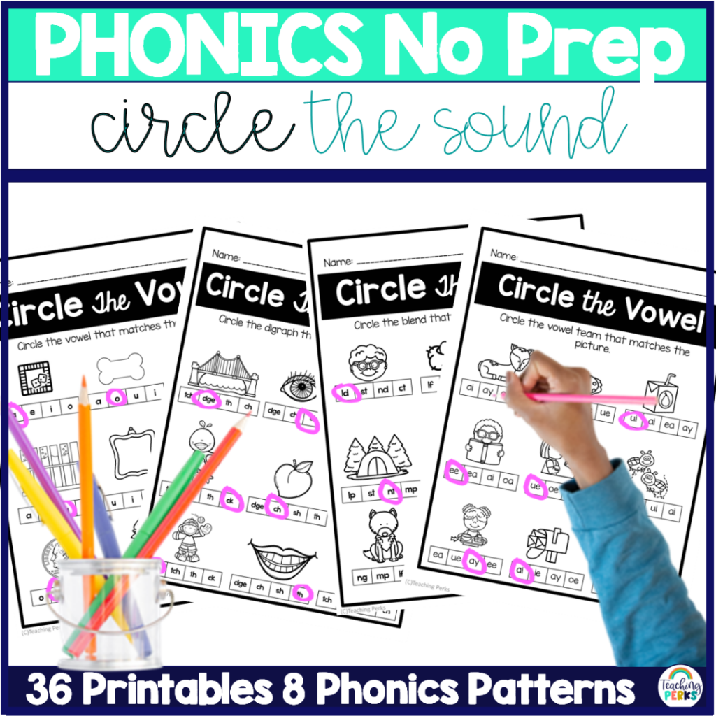 Phonics Skill Worksheets - Circle The Sound - Made By Teachers