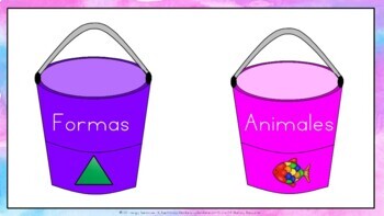 SPANISH VERSION - Category Sorting - Made By Teachers