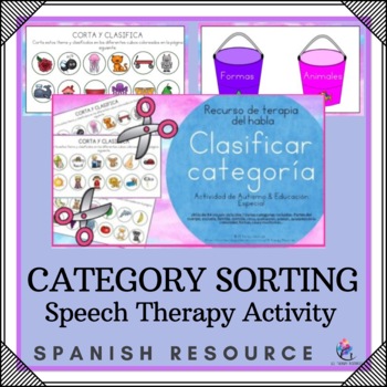 SPANISH VERSION - Category Sorting | Made By Teachers