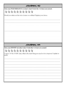 DRAMA JOURNAL: 50 Reflective Prompts | Made By Teachers