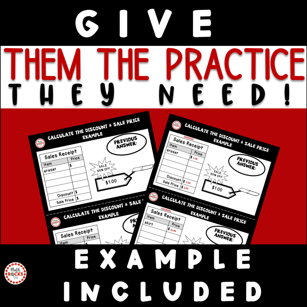 Calculate Discount and Sale Price Scavenger Hunt Printable Math ...