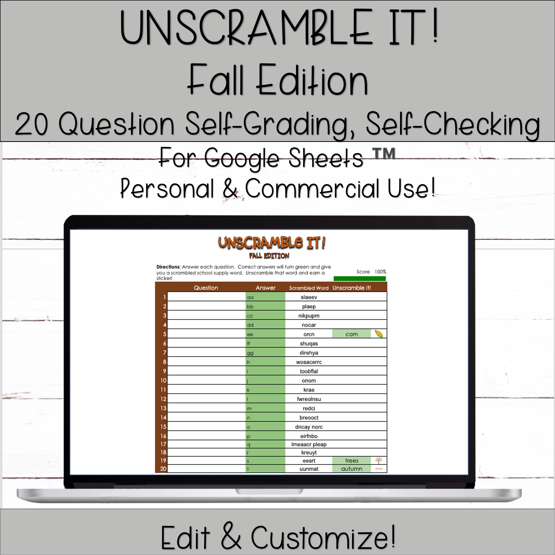 Change - Convert - Metric Units of Capacity Digital Self-Checking Math ...