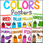 Colorful Classroom Decor | Color Posters | Color Word Posters | Colors ...