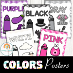 Colorful Classroom Decor | Color Posters | Color Word Posters | Colors ...