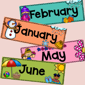 Months of the Year and Days of the Week Labels - Made By Teachers