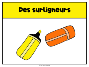 FRENCH Classroom Objects - Posters/Flashcards/Classroom Décor ...