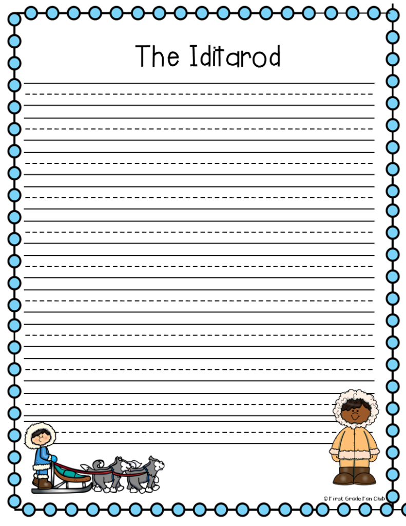 Iditarod Writing Journal and Prompts | Made By Teachers