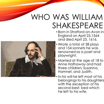 Shakespeare Tragedies (All Plays) Power Point - Made By Teachers