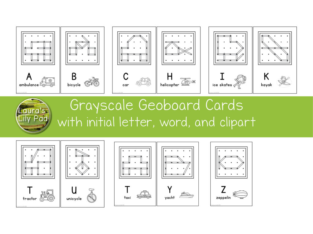 Transportation Geoboard Cards | Made By Teachers