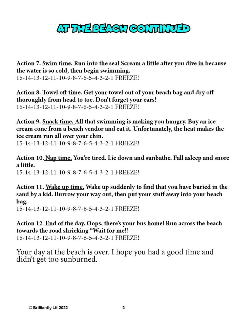 DRAMA IMPROV WARM-UPS - Made By Teachers