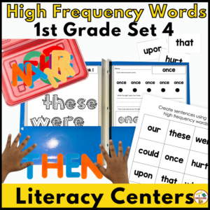 Benchmark Advance High Frequency Word Activities | 1st Grade Bundle ...