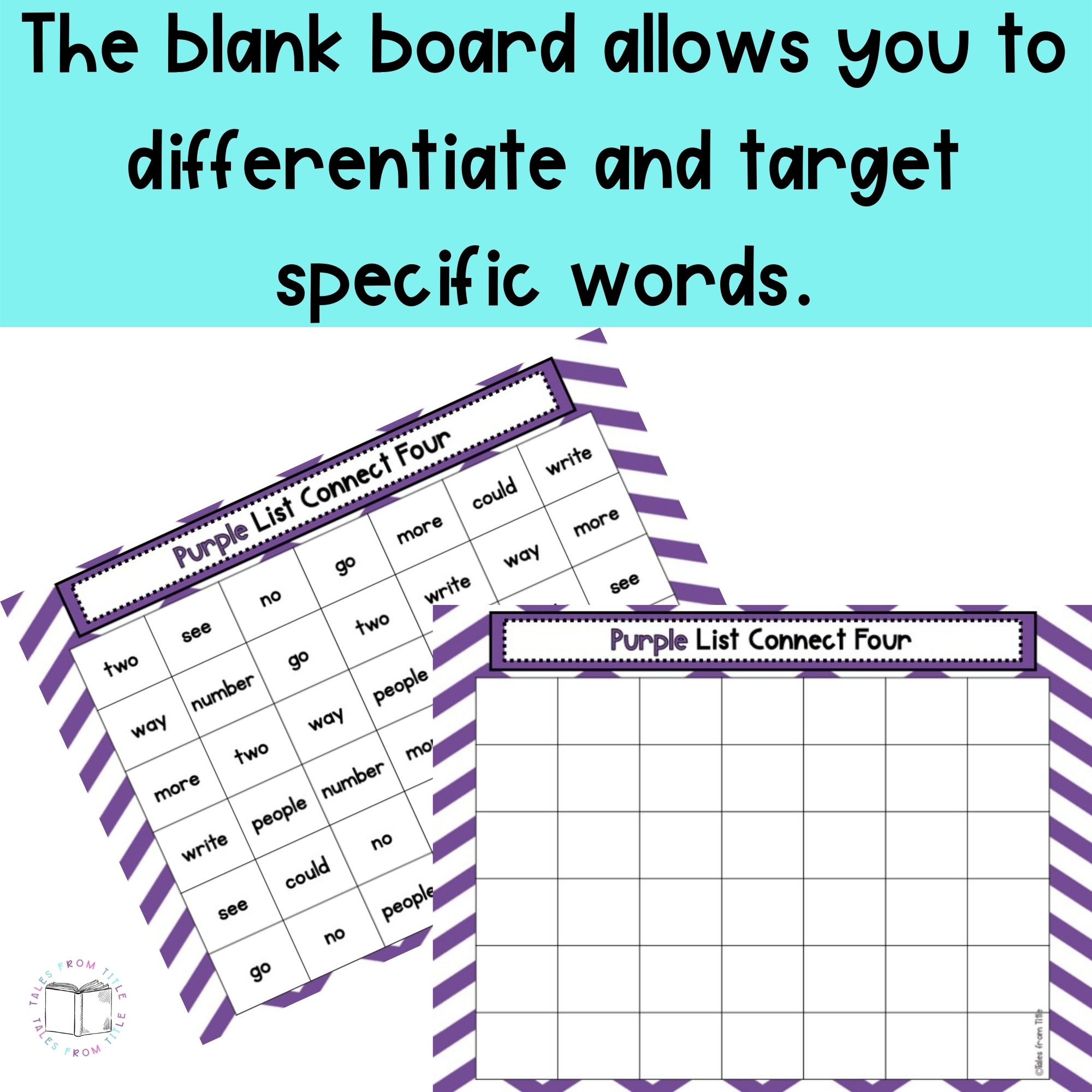 Fry's First 100 Sight Word Games: Connect Four Words 71 - 80 ...