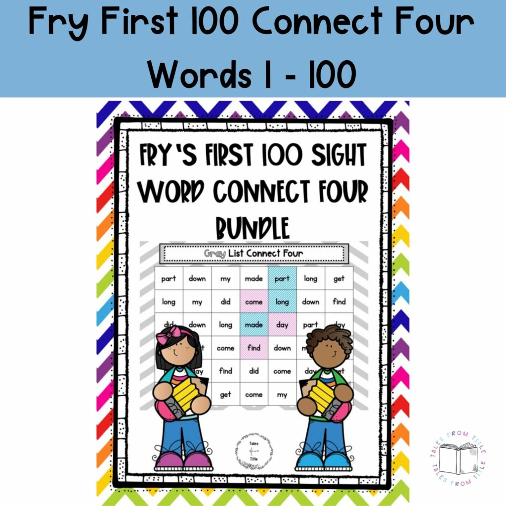 Fry Sight Word Games | Connect Four Bundle | Printable | Made By Teachers
