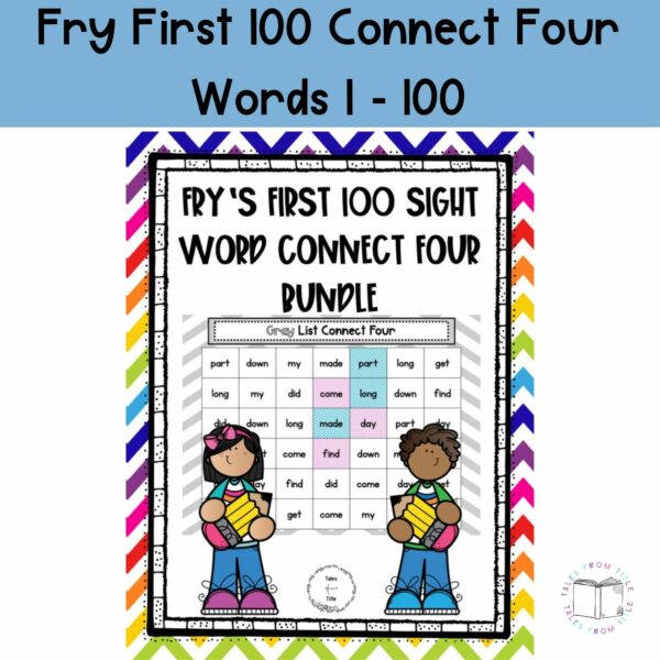 Fry Sight Word Games | Connect Four Bundle | Printable - Made By Teachers