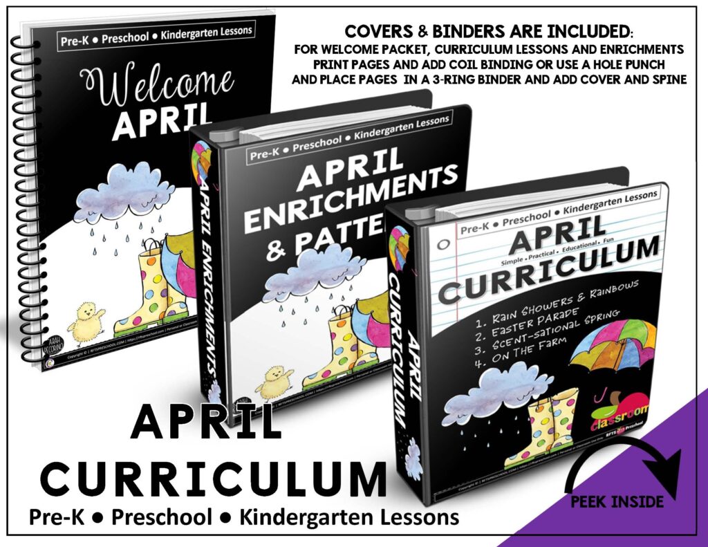 September To May Lesson Plans Preschool to Kindergarten Curriculum ...
