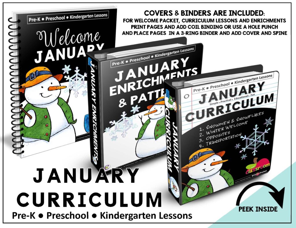 September To May Lesson Plans Preschool to Kindergarten Curriculum ...